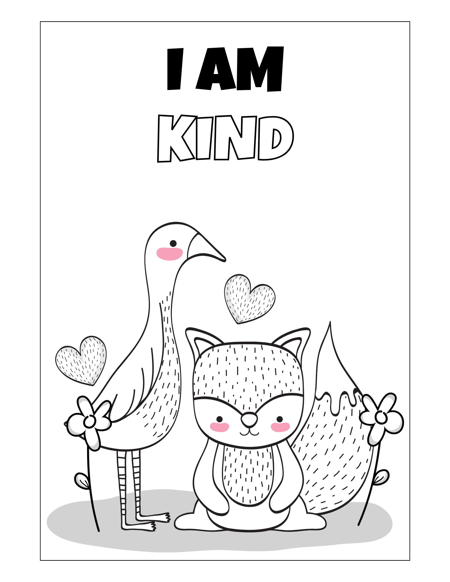 Coloring Pages: 19 Positive Affirmations (Free PDF Printables)