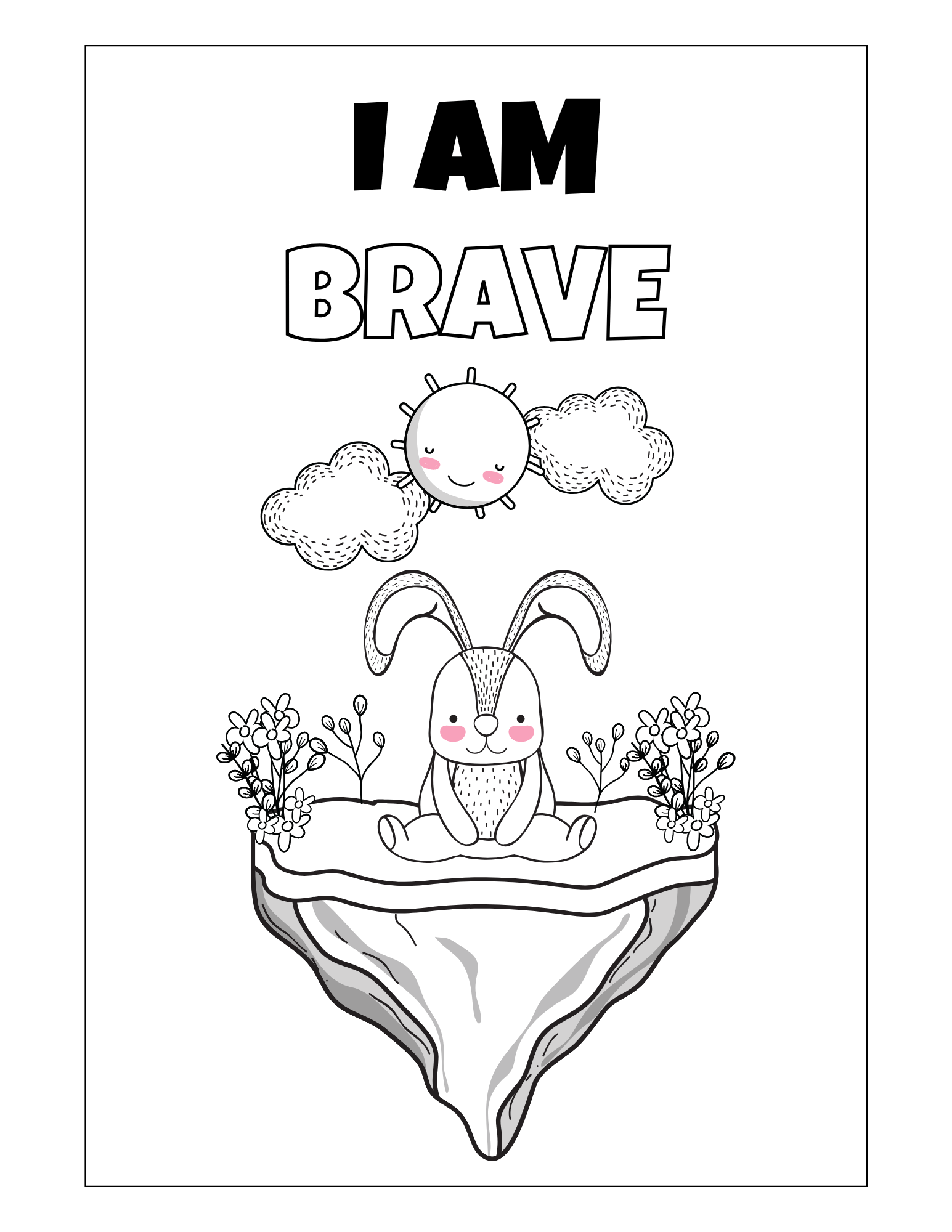 Coloring Pages: 19 Positive Affirmations (Free PDF Printables)
