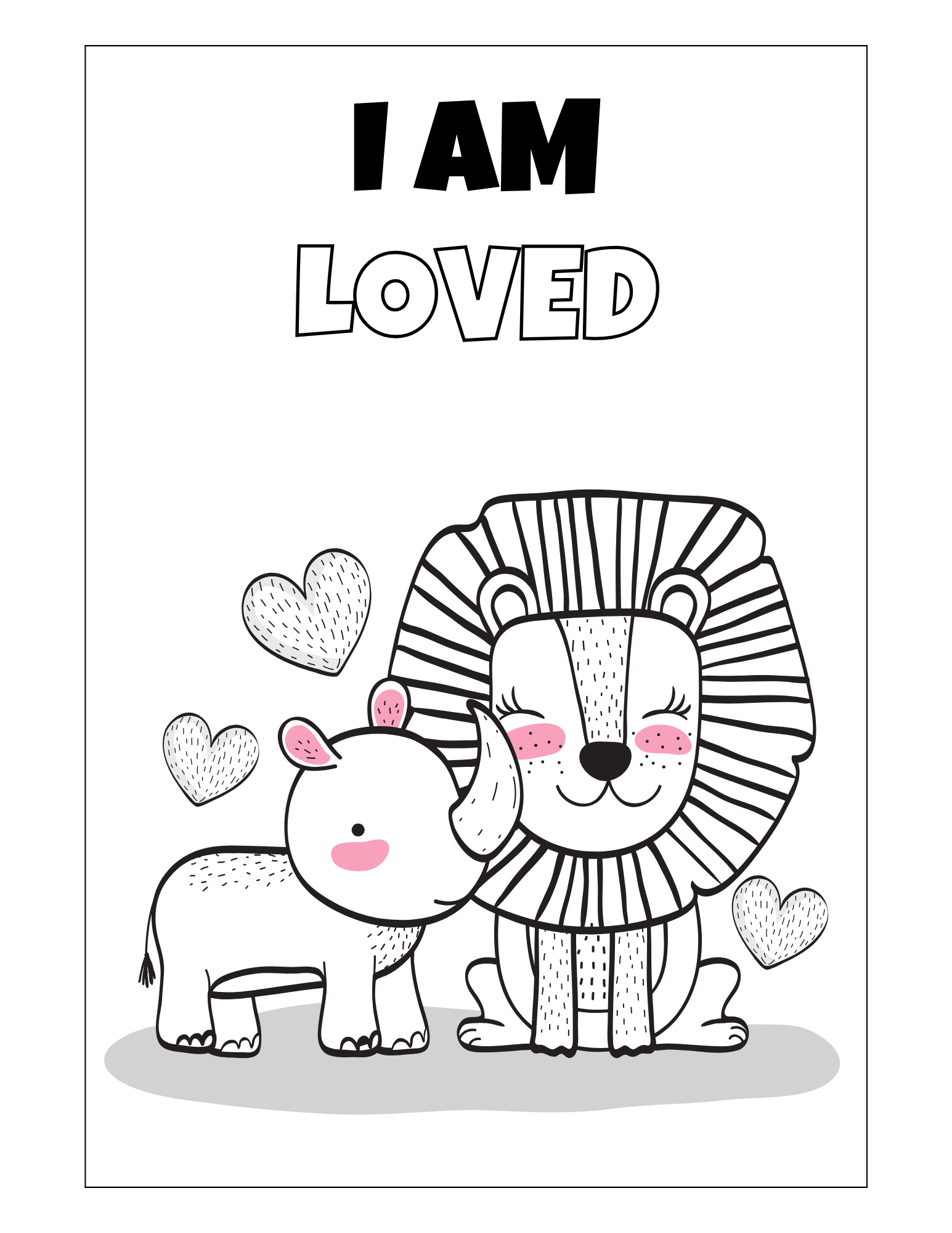 Coloring Pages: 19 Positive Affirmations (Free PDF Printables)