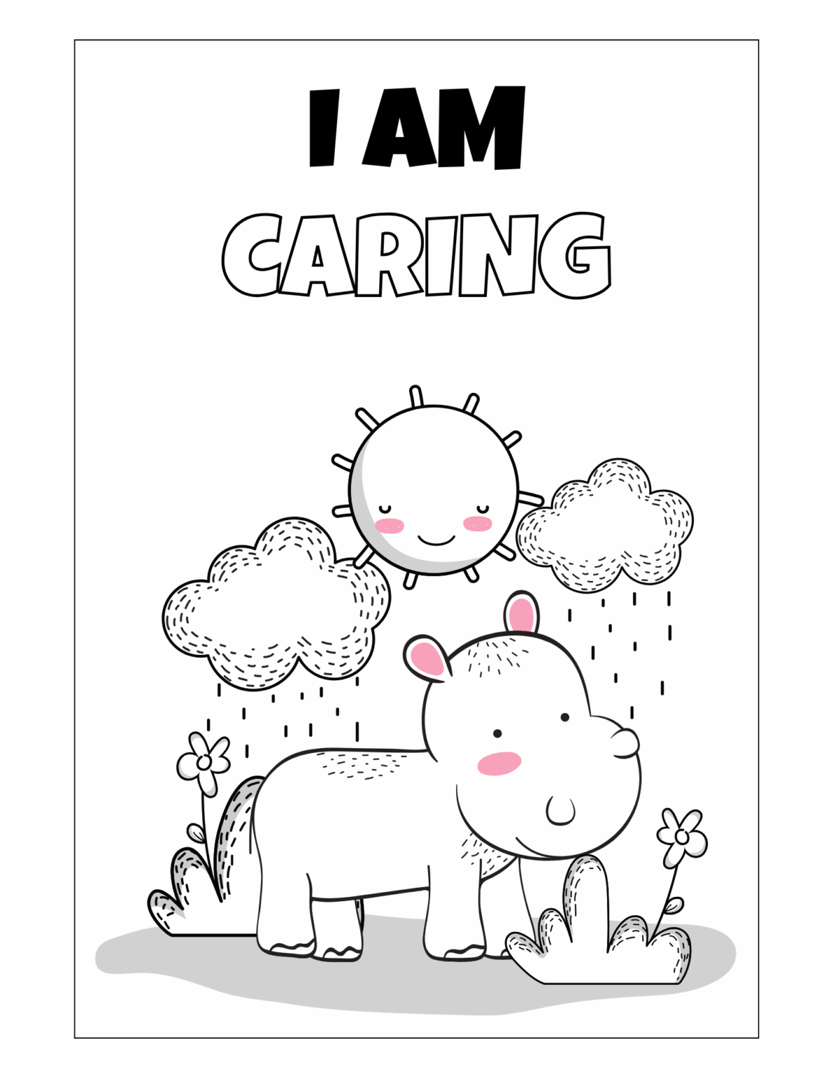 Coloring Pages: 19 Positive Affirmations (Free PDF Printables)